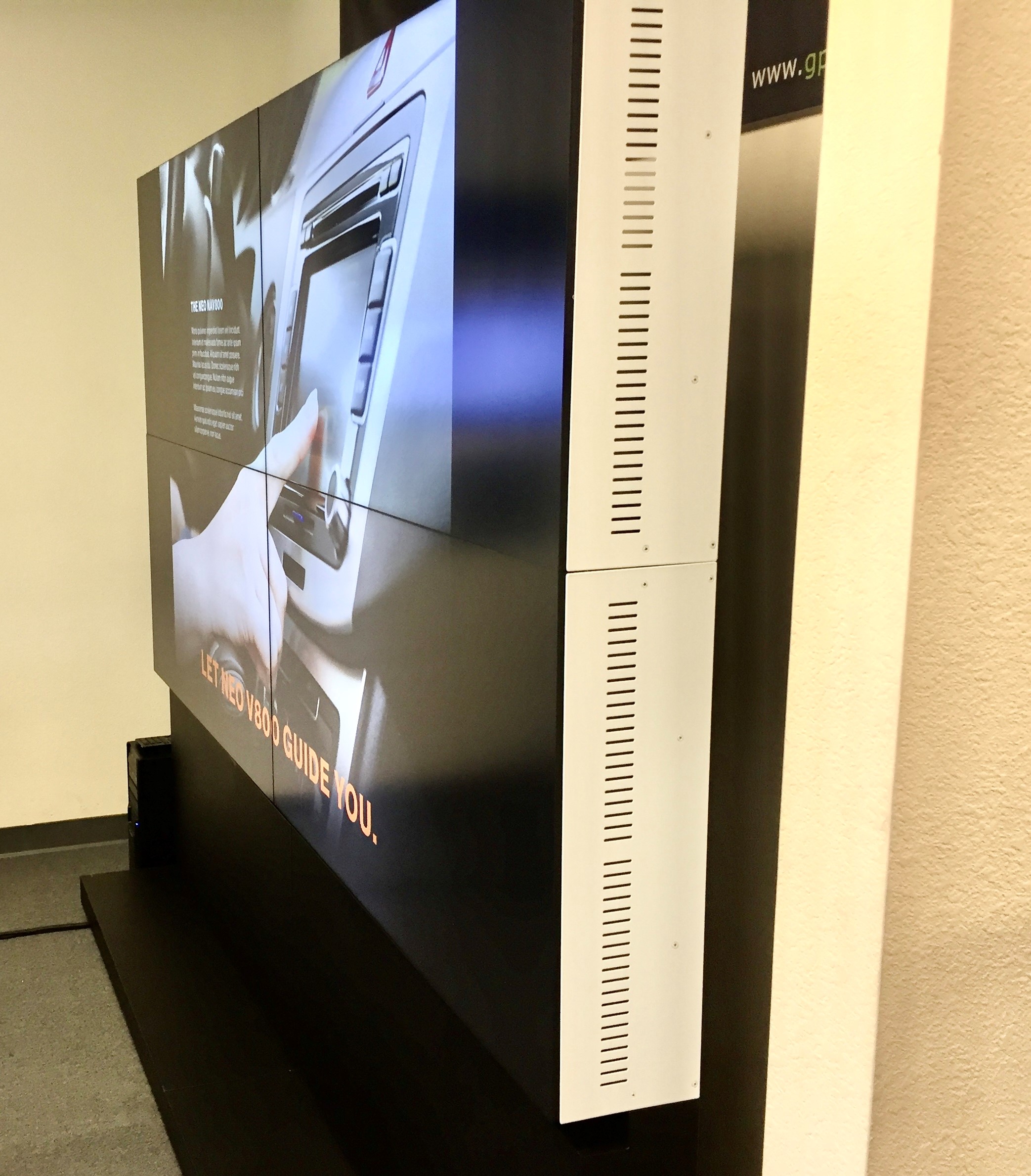 Video Wall Mounting Options• GPO Display