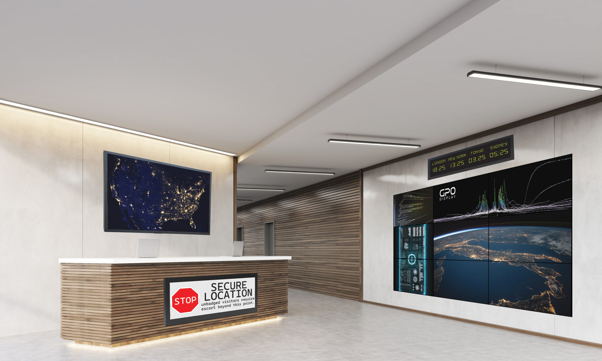 How to Use PoE Displays as Digital Signage | GPO Display